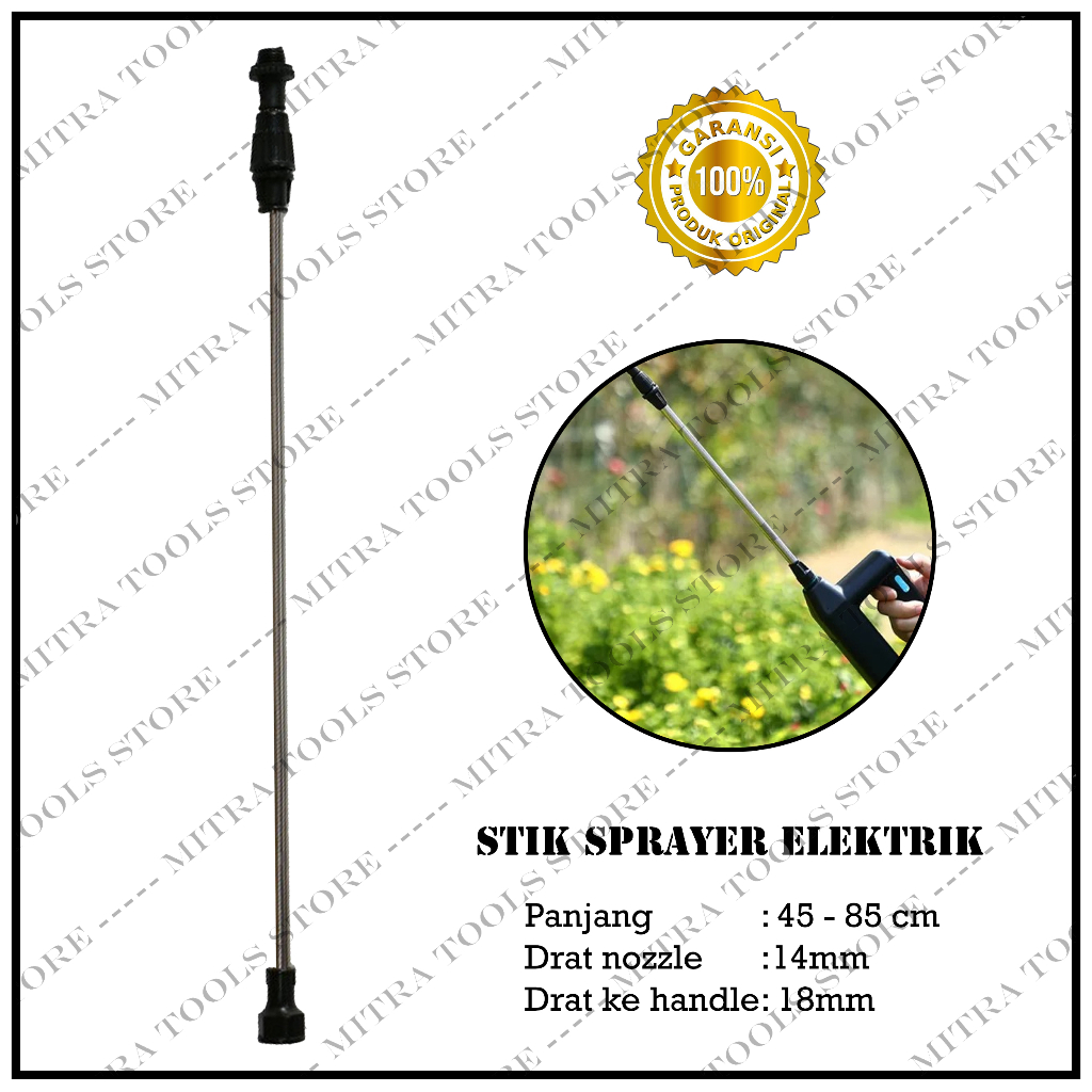 Jual Stick Sprayer Elektrik Pipa Semprot 85cm / Stik Tangki Sprayer ...