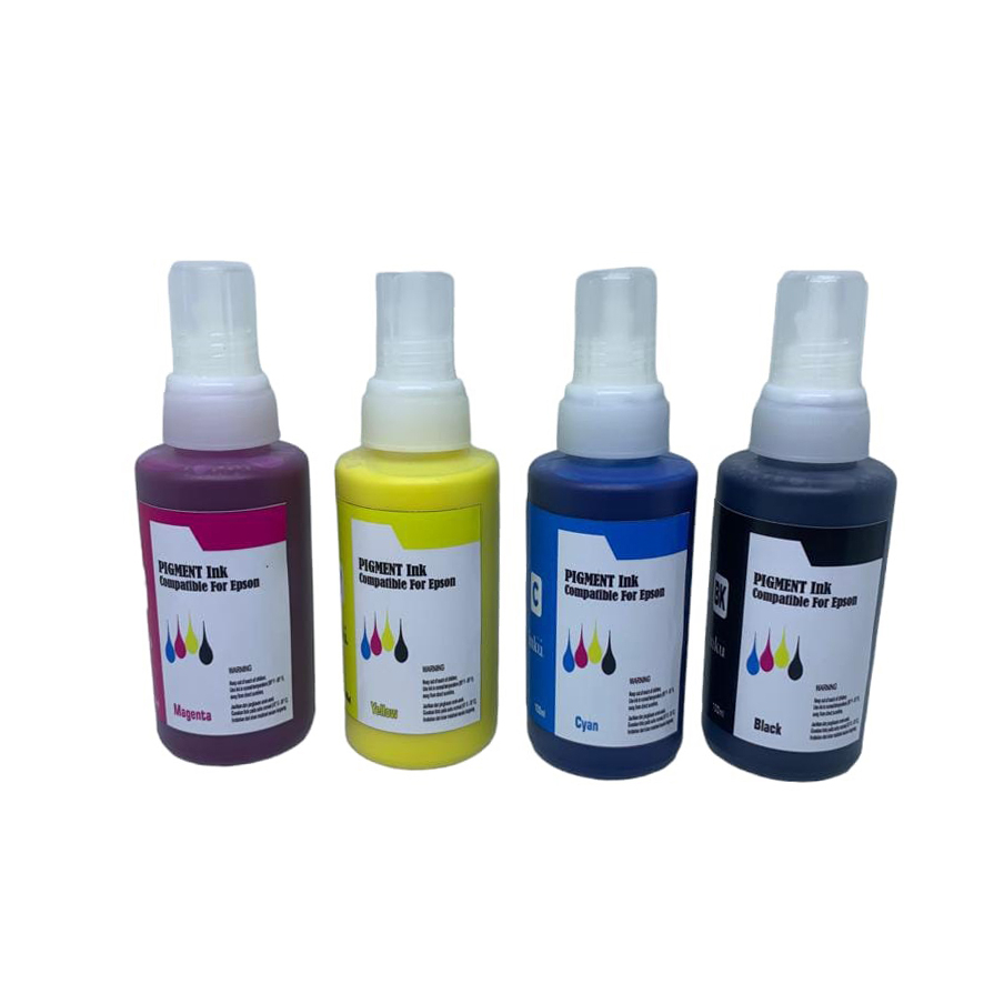 Jual Tinta Pigment INKU For EPSON @100ml (Harga 1 Set/4 Botol) | Shopee ...