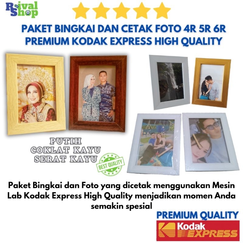 Jual CETAK FOTO BINGKAI 4R-5R-6R MINIMALIS PREMIUM HIGH QUALITY MESIN ...