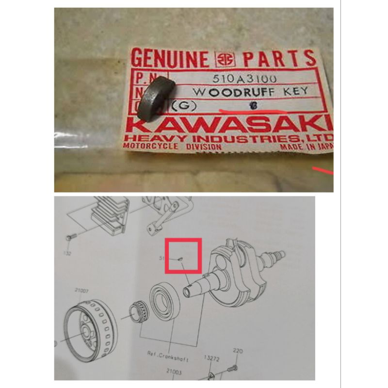 Jual SPI MAGNET SPI KRUK AS BANDUL MESIN KLX 230 KLX230 ORIGINAL ...