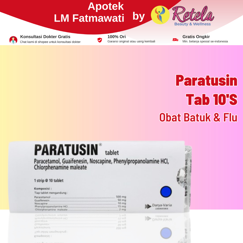 Jual PARATUSIN 1 STRIP 10 TABLET | Shopee Indonesia