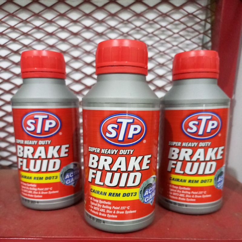 Jual STP Super Heavy Duty Brake Fluid DOT3 300ml | Shopee Indonesia