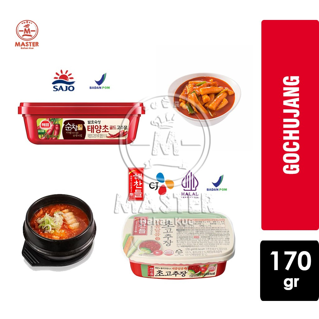 Jual Sajo Gochujang Hot Pepper Paste / CJ Haechandle Pasta Cabe Korea Halal [170 gr] | Shopee ...