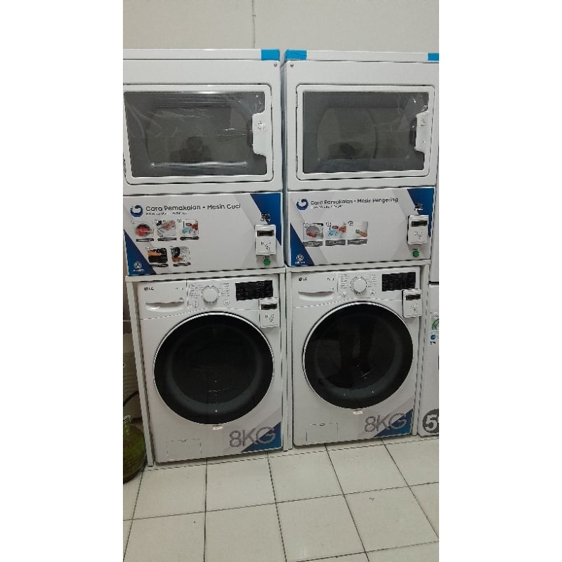 Jual Washer Stacker Mesin Cuci LG 15 Kg atau 20 Kg dengan Dryer Maytag ...