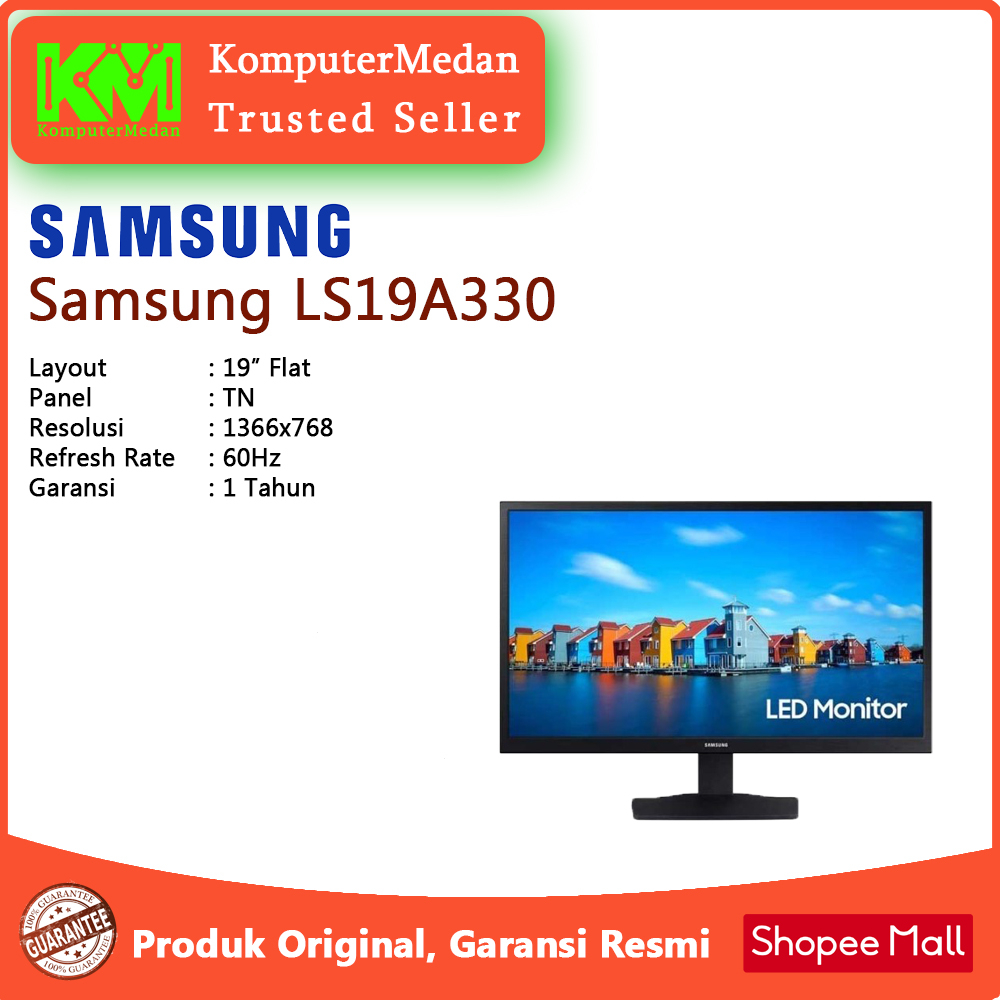 Jual Monitor Samsung S19A330NHE LS19A330NHE 19A330 Full HD 19" Inch ...