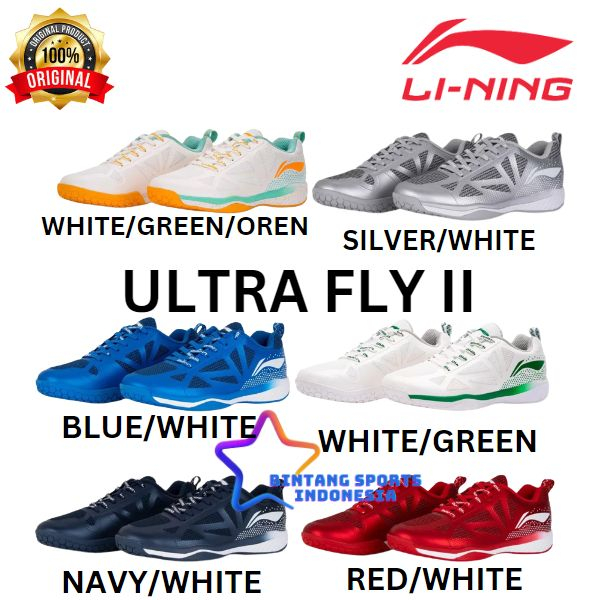 Jual SEPATU LINING BADMINTON BULUTANGKIS LINING ULTRA FLY II JUNIOR ...
