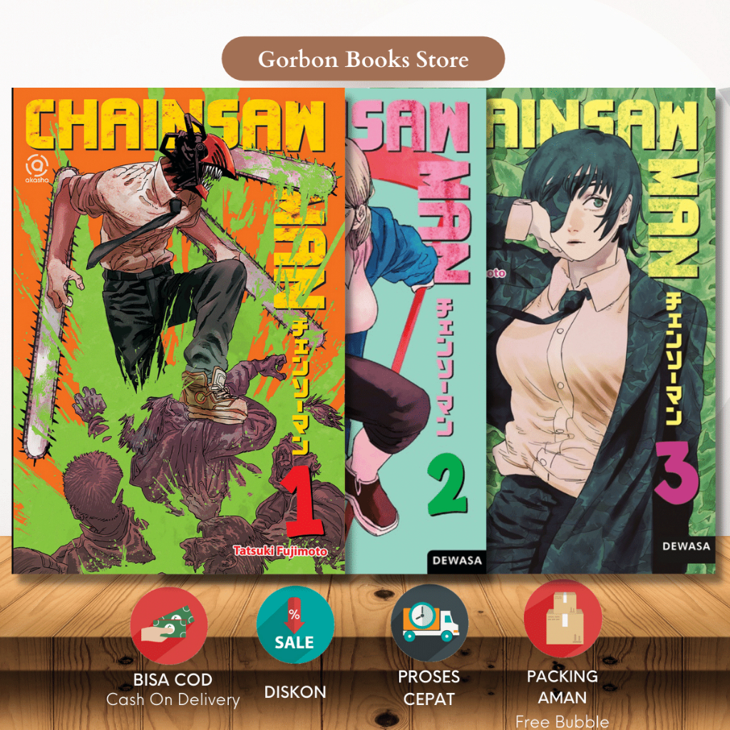 Jual Seri Komik AKASHA : Chainsaw Man (Tatsuki Fujimoto) | Shopee Indonesia