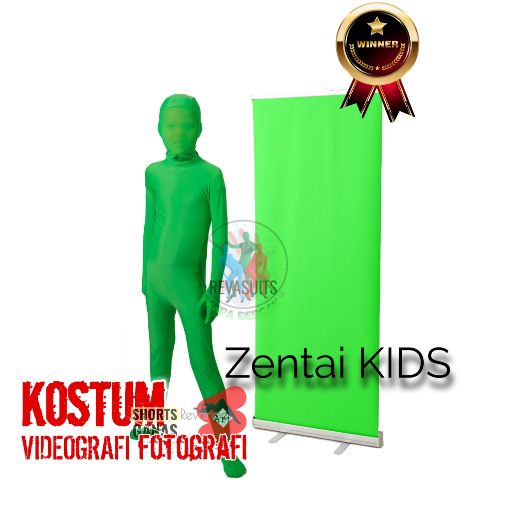 Jual Kostum anak full badan greenscreen videografi fotografi costume ...