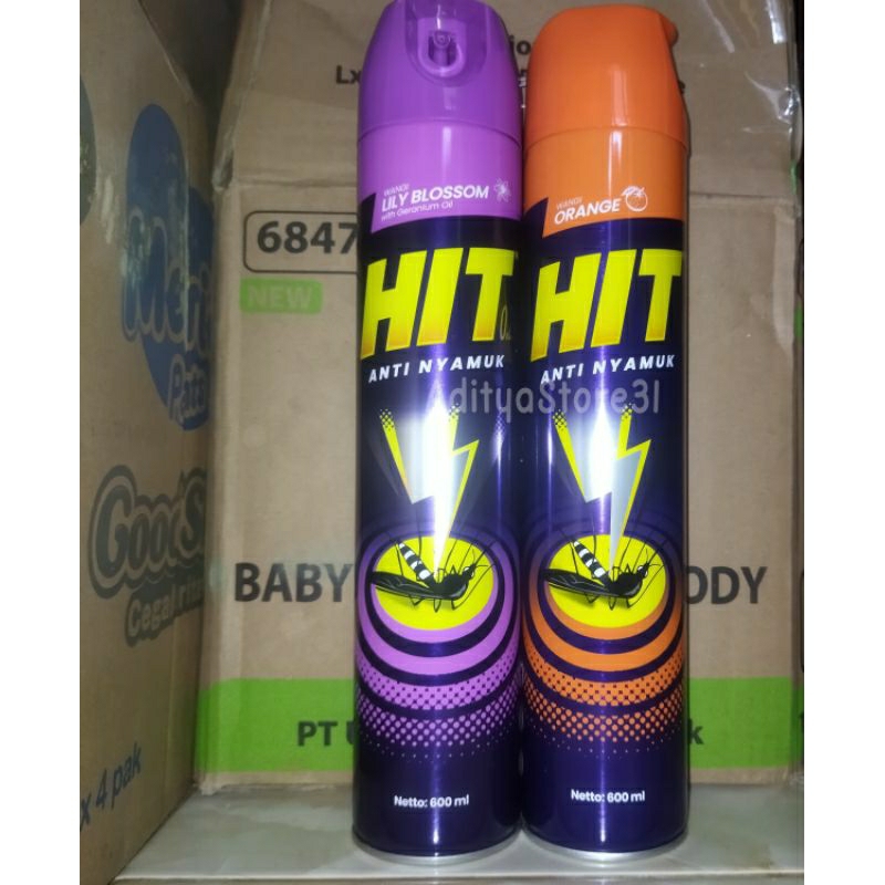 Jual Hit Aerosol Obat nyamuk 600ml | Shopee Indonesia