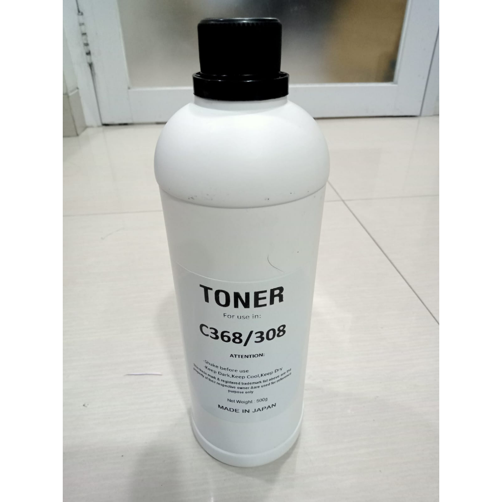 Jual Toner Refill Konica Minolta Bizhub C368 C308 Japan 500 grams ...