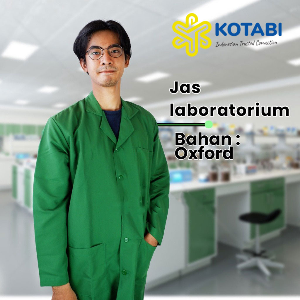 Jual KOTABI - Jas lab, Jas Laboratorium Lengan Panjang Hijau Fuji,Baju ...