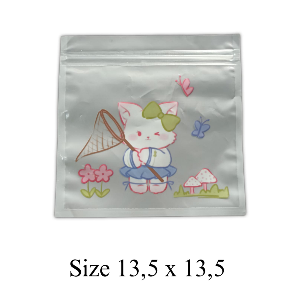 Jual Plastik Zipper Serbaguna Aesthetic Karakter Lucu Plastik Ziplock ...