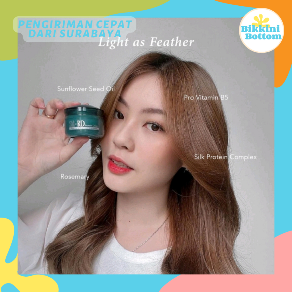 Jual SHRD SH-RD Protein Cream Collagen Keratin Hair Mask Shampoo ...
