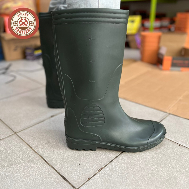 Jual Sepatu Boot Karet Forli/Bot Tinggi Proyek Banjir Cor Kebun Tanam ...