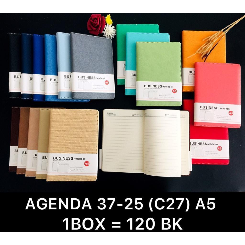 Jual Buku Notes Catatan Agenda Ukuran A5 C27 (T 21,5 cm x P 15 cm ...