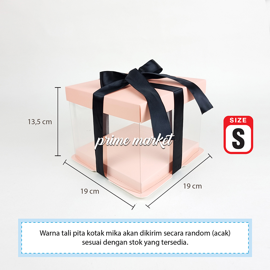 Jual Kotak Kue Mika Kotak Cake Mika Cake Box Kotak Kue Transparan Kotak ...