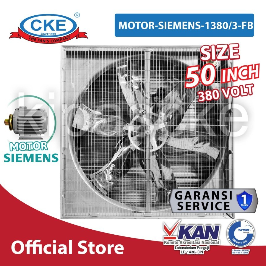 Jual Kipas Box Fan 50" 3 Phase Motor Siemens Alat Ternak Ayam Unggas | Shopee Indonesia