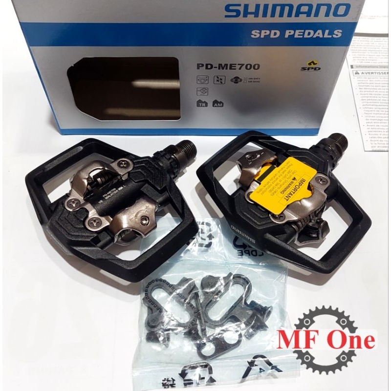 Jual Pedal Cleat Shimano ME700 dengan Cleat SH51 Tapak lebar ME 700 not ...