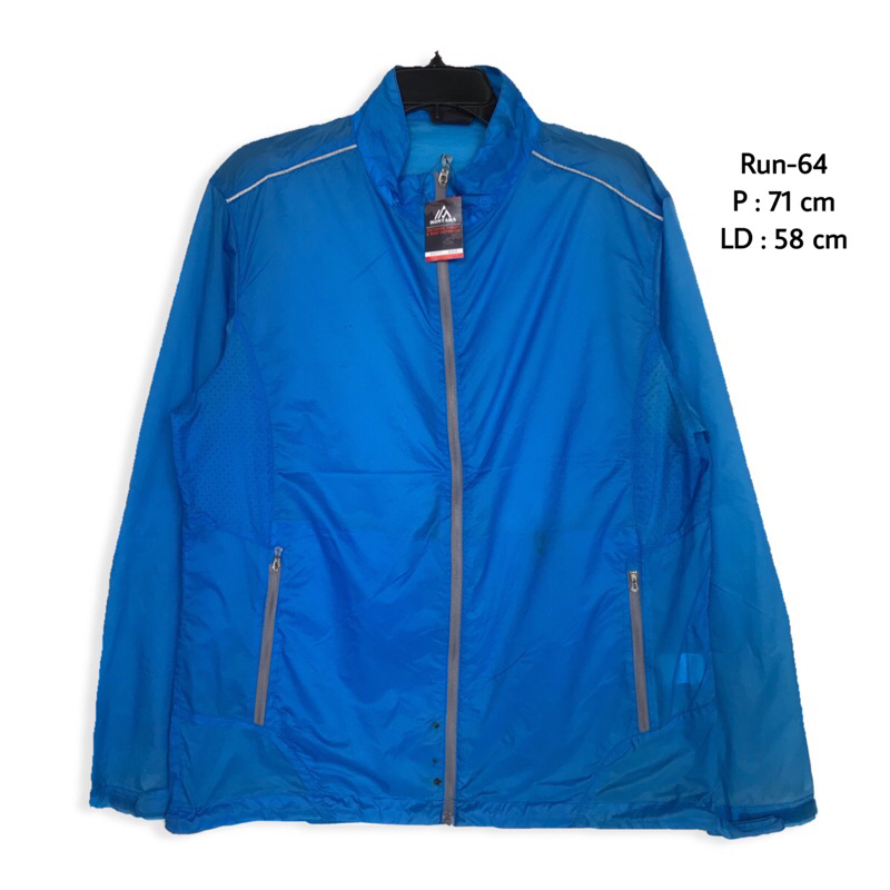 Jual [2] Jaket Running/Tipis Murah Second Vest Preloved Outdoor Casual ...