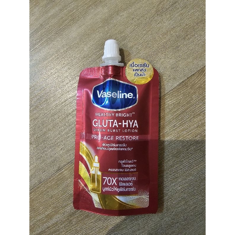 Jual vaseline gluta hya pro age restore sachet isi 30ml ori thailand ...