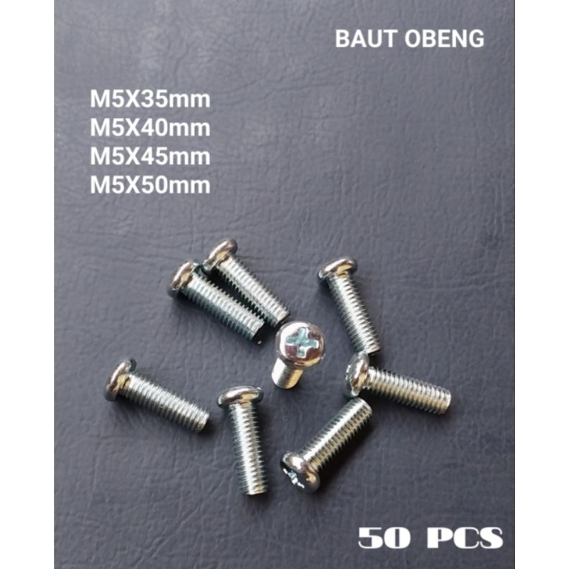 Jual BAUT OBENG JP M5(50PCS)PUTIH | Shopee Indonesia