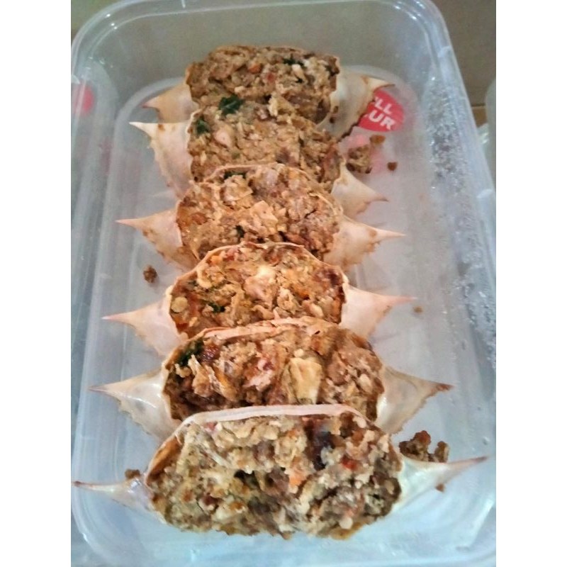 Jual kepiting goreng isi 5 telur kepiting dan daging kepiting | Shopee ...