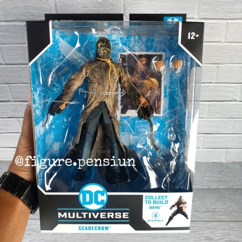 Jual DC DMULTIVERSE MCFARLANE SCARECROW THE DARK KNIGHT TRILOGY BANE ...