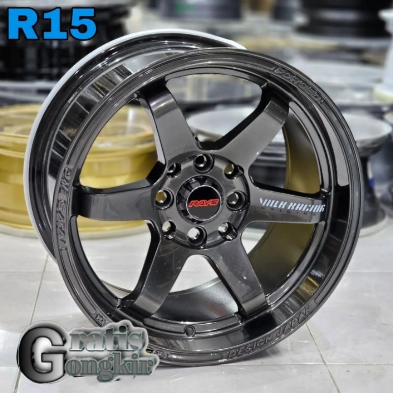 Jual velg racing te37 rota ring 15x7/8.5 velg mobil murah r15 avanza ...