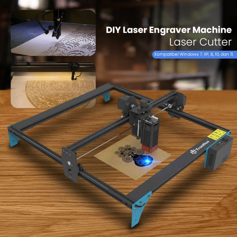 Jual [GENODEV] Mesin Grafir Stainless 80W Laser Engraver Fast Speed ...