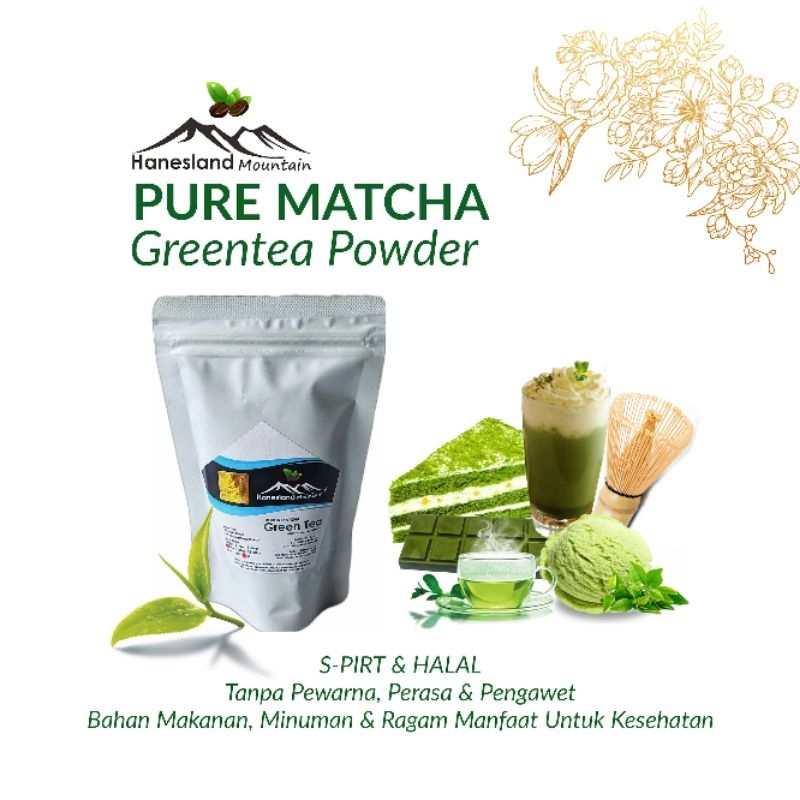 Jual Pure Matcha - Bubuk Matcha Green Tea Powder 50Gr Teh Hijau Bubuk ...