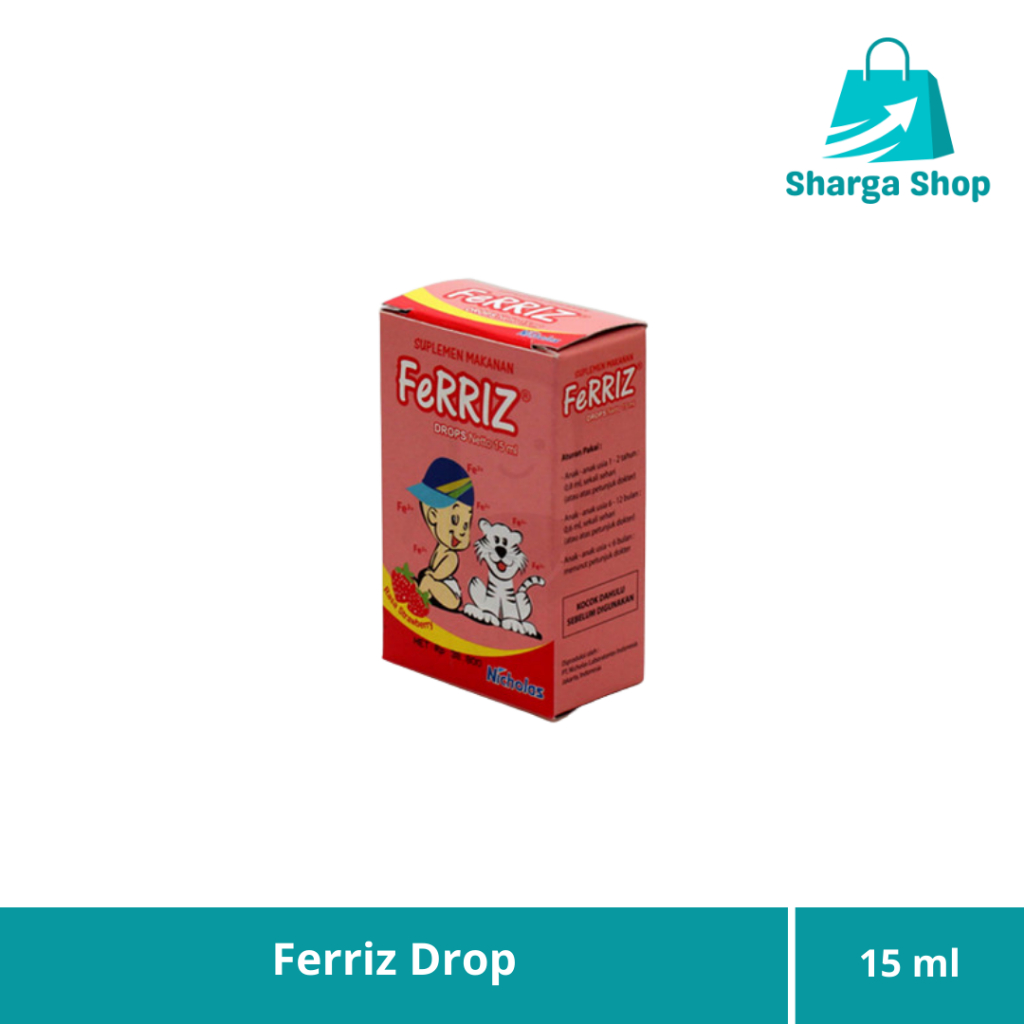 Jual FERRIZ DROP 15 ML / VITAMIN ZAT BESI PADA ANAK & BAYI | Shopee ...