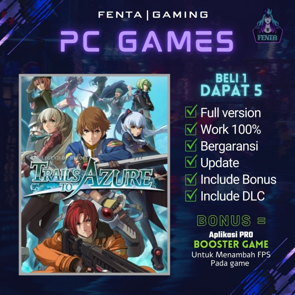 Jual THE LEGEND OF HEROES TRAILS TO AZURE - GAME PC - GAME LAPTOP ...