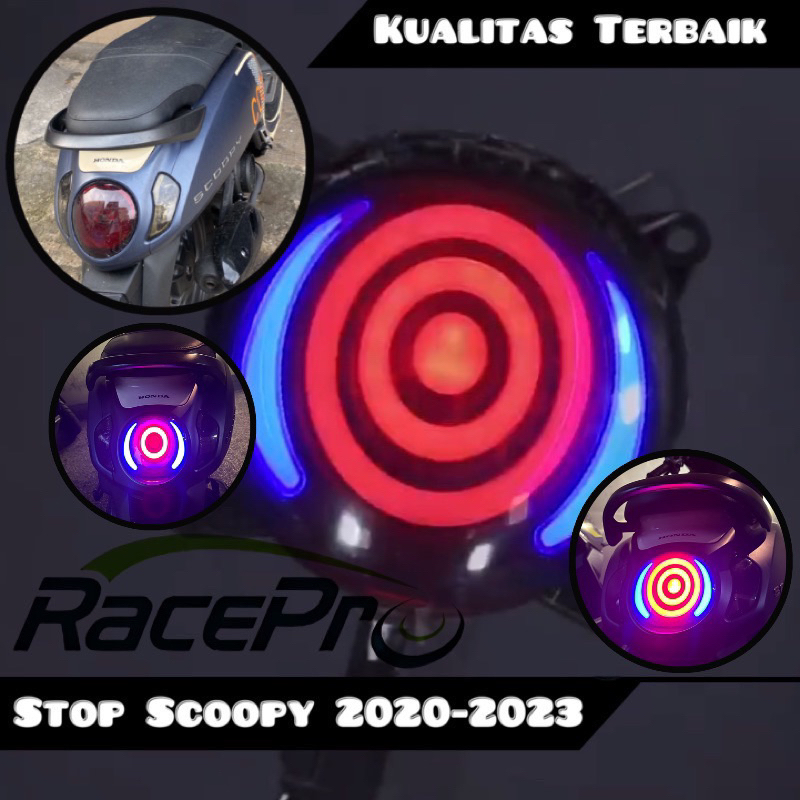 Jual Lampu Stop Scoopy New 2020 - 2023 Stoplamp Scoopy New Led 3 In 1 ...