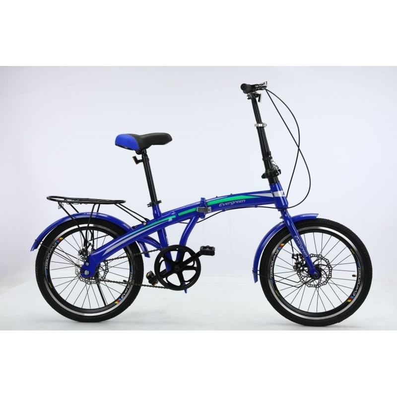 Jual Sepeda Lipat 16 Evergreen Folding Bike 7 Speed Cakram Disk Brake Sepeda Anak | Shopee Indonesia