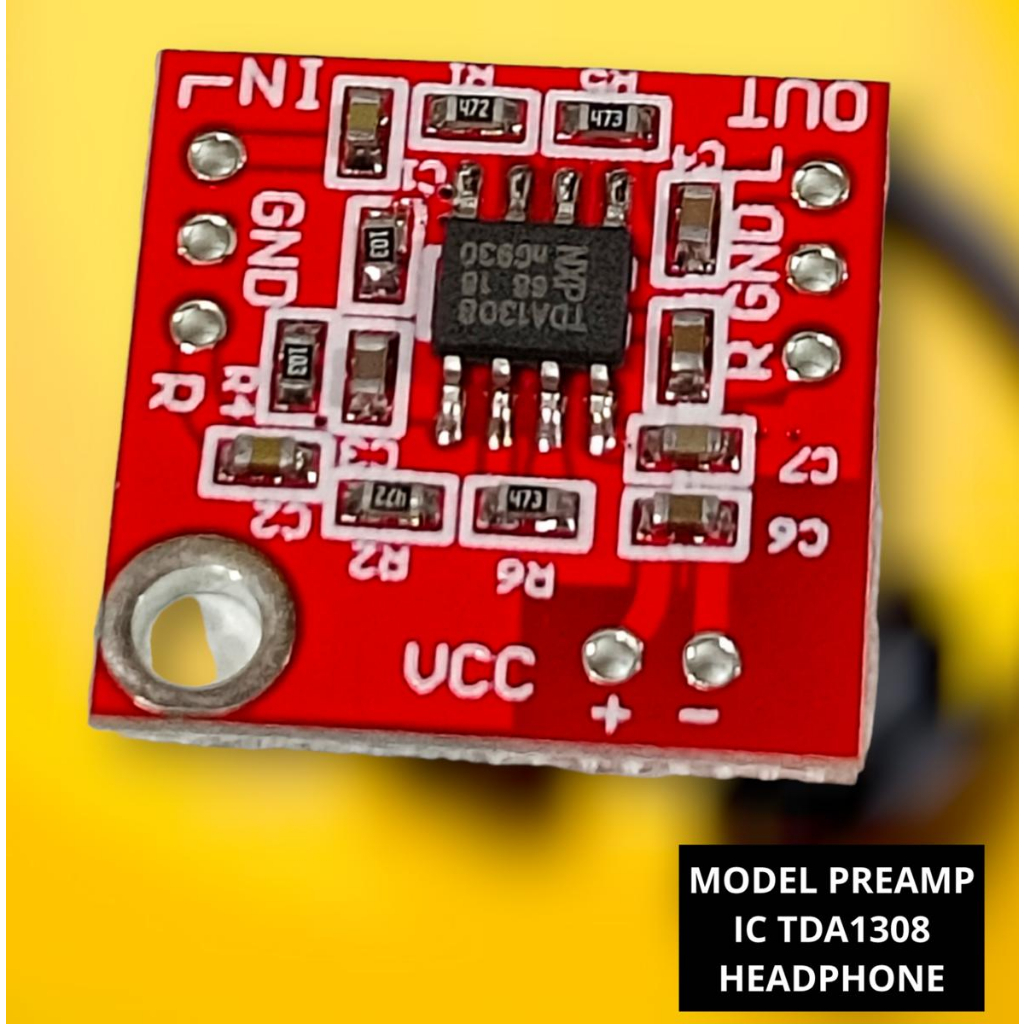 Jual Kit Modul Preamp Headphone TDA1308 Earphone Pre amplifier Board ...