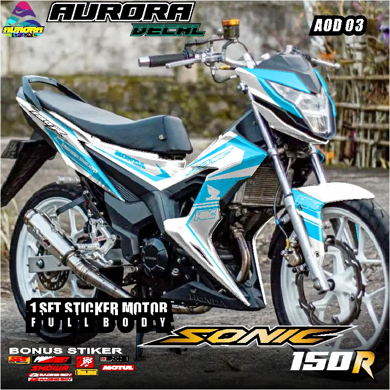 Jual Decal Dekal Sticker Stiker SONIC 150 R FULLBODY HONDA SONIC 150R ...