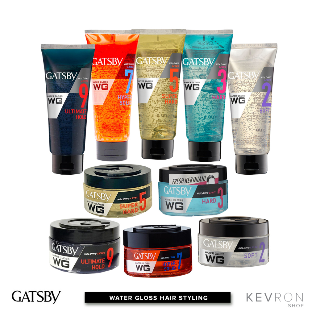Jual Gatsby WG Water Gloss Hair Styling Gel Minyak Rambut | Shopee ...