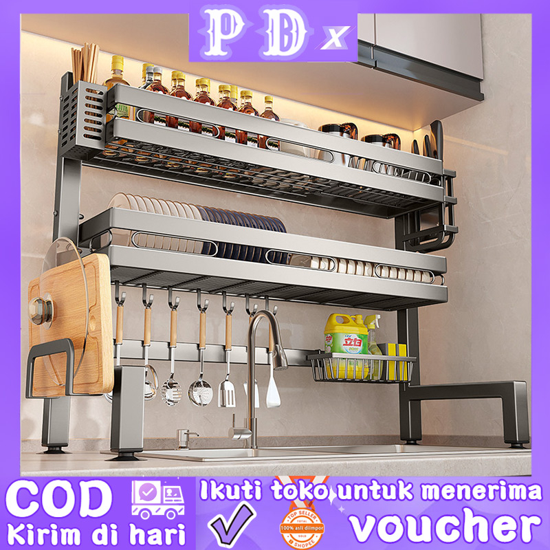 Jual Pocket Dragon Rak Piring Wastafel Stainless Steel ( ISJ） | Shopee ...