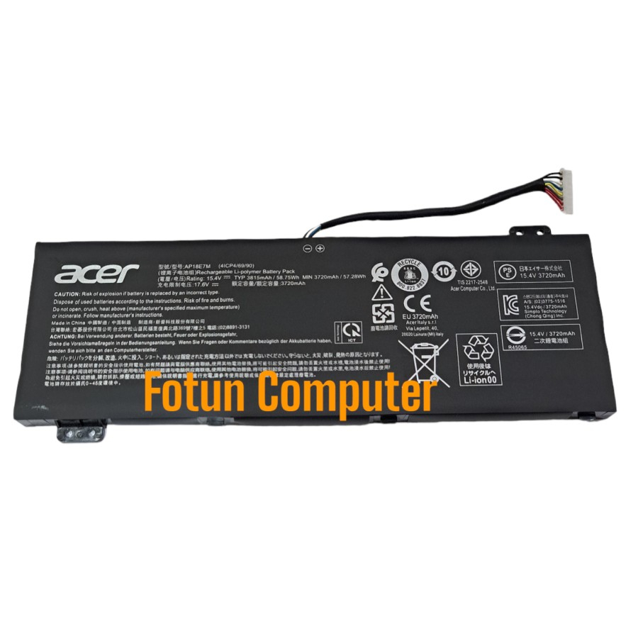Jual Baterai Acer Swift X SFX14-41G SFX16-51G AP18E7M | Shopee Indonesia