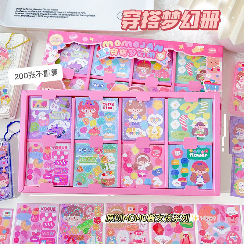 Jual Sticker gliter / sticker holo / sticker viral / sticker 100pcs ...