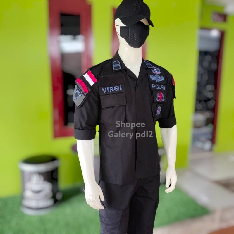 Jual seragam brimob terbaru lengkap baju pdl brimob tactical lengkap seragam Security terbaru ...