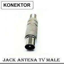 Jual KONEKTOR JACK ANTENA TV MALE / COLOKAN RCA / COLOKAN TV / COLOKAN ...