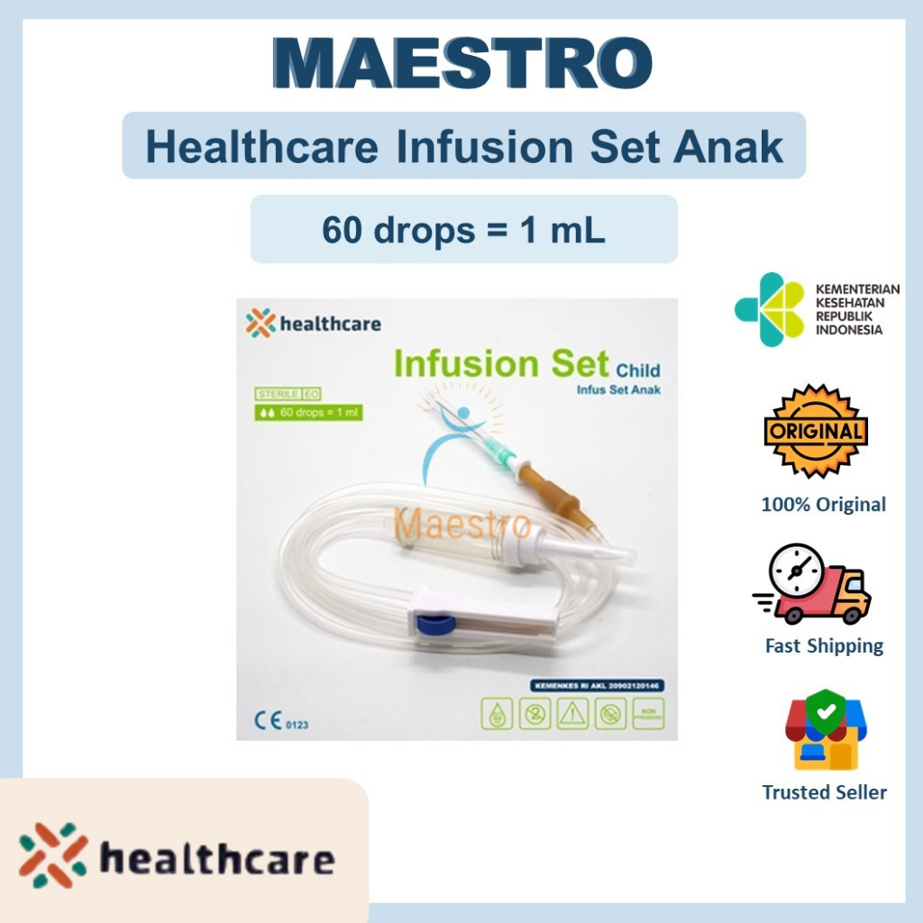 Jual OneHealth Healthcare Infusion Set Infuset Anak Dewasa One Health ...