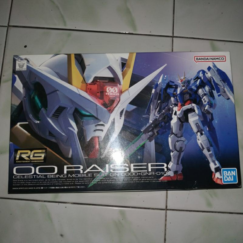 Jual RG1/144 REAL GRADE GUNDAM OO 00 RAISER PART BOX ART BANDAI ...
