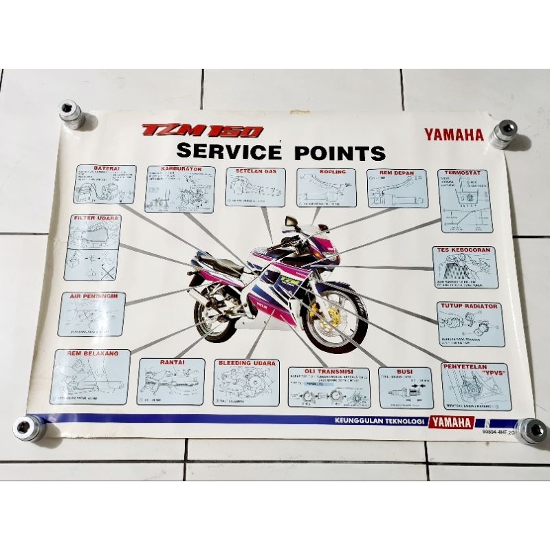Jual Poster Jumbo Motor YAMAHA TZM Lengkap ORI | Shopee Indonesia