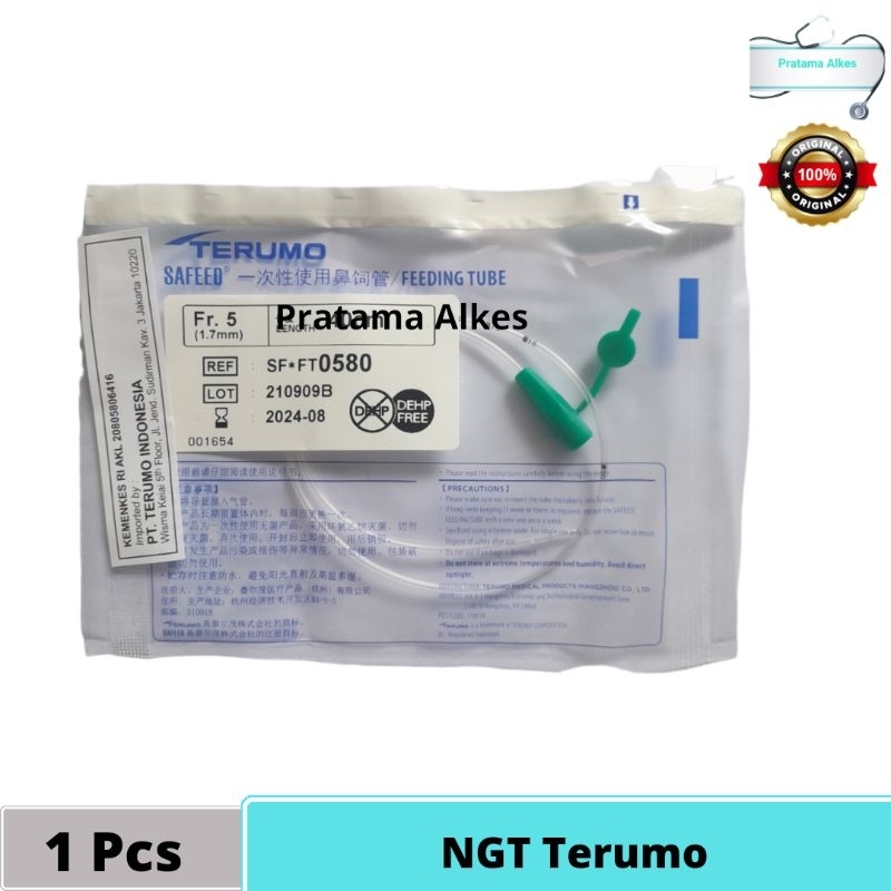 Jual NGT Terumo FR 3,5 FR 5 FR 8 Feeding Tube Terumo Selang Makan ...
