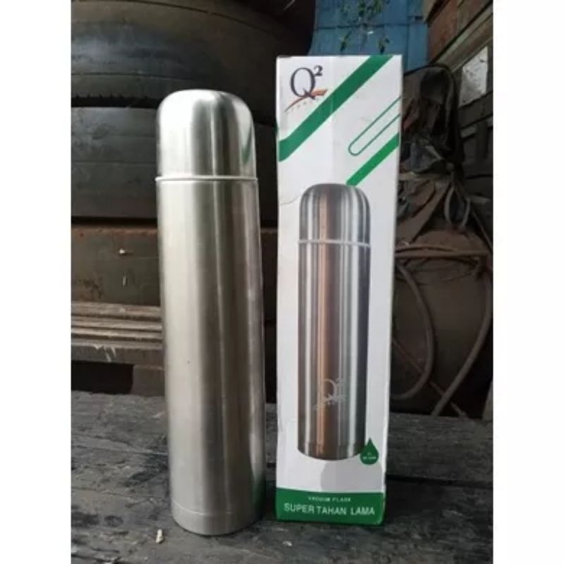 Jual THERMOS CAPSUL 1 LITER Q2 TAHAN PANAS DINGIN FREE SPONS | Shopee ...