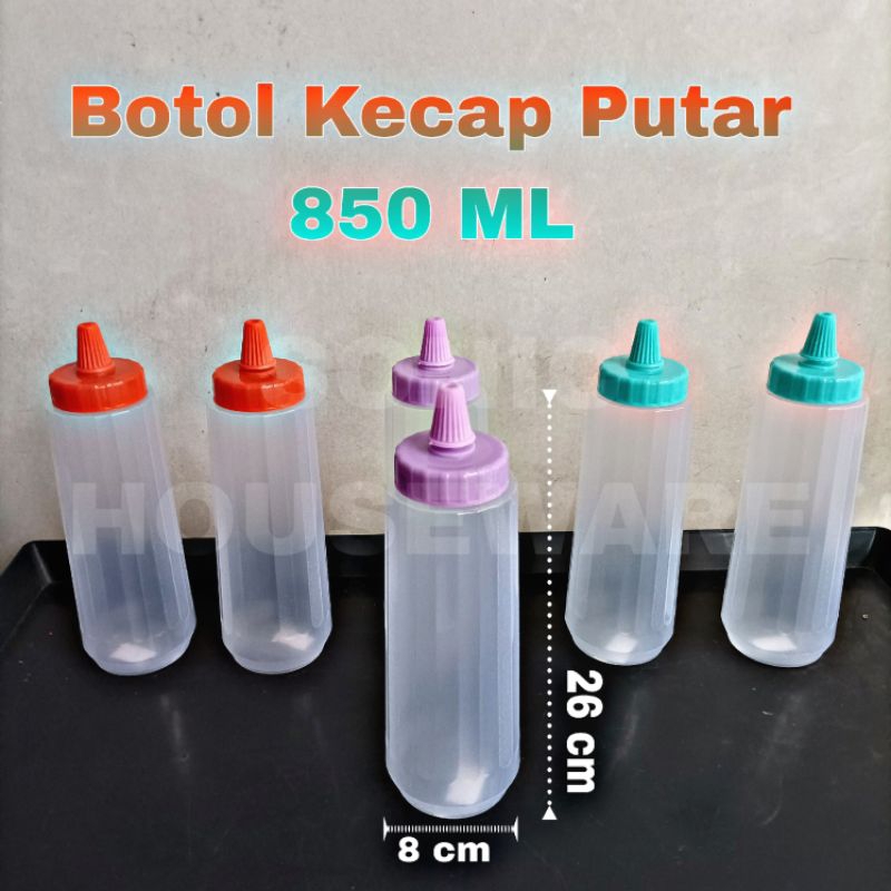 Jual Botol Kecap Tempat Saos Saus Mayones Mayonaise Minyak Cuka Putar ...