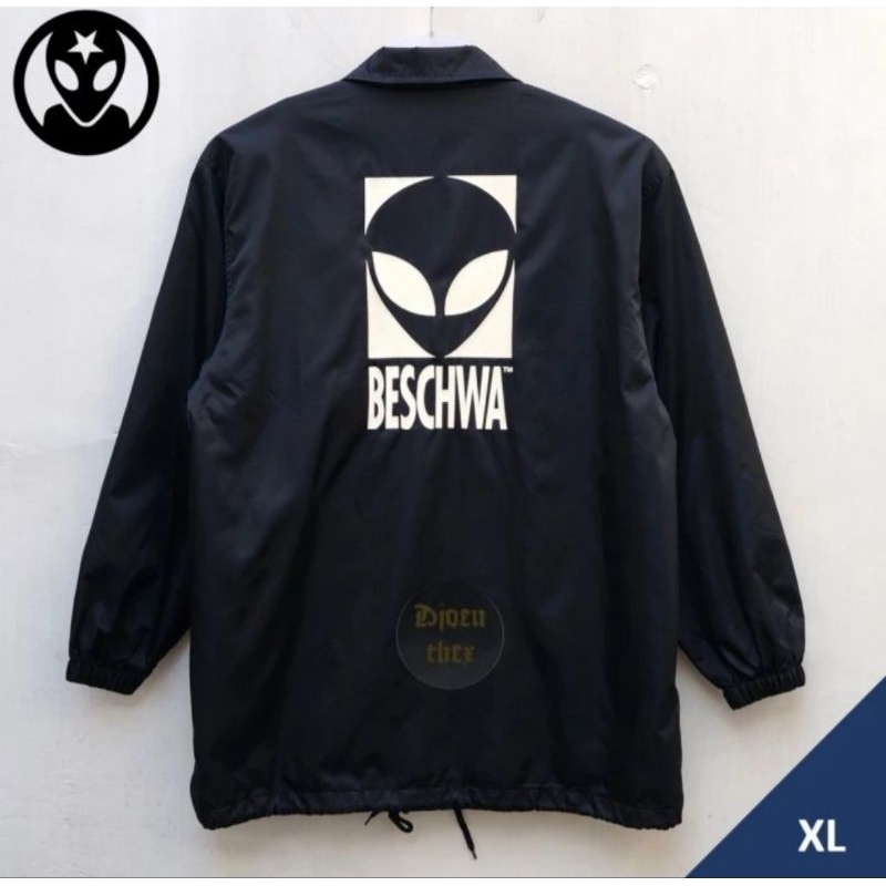 Jual BESCHWA Coach Jacket Black | Shopee Indonesia