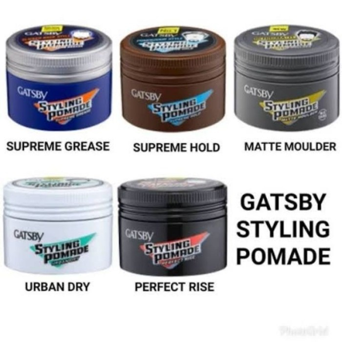 Jual Gatsby Styling Pomade / Krim Penata Rambut Pria Aneka Varian 75 gr ...
